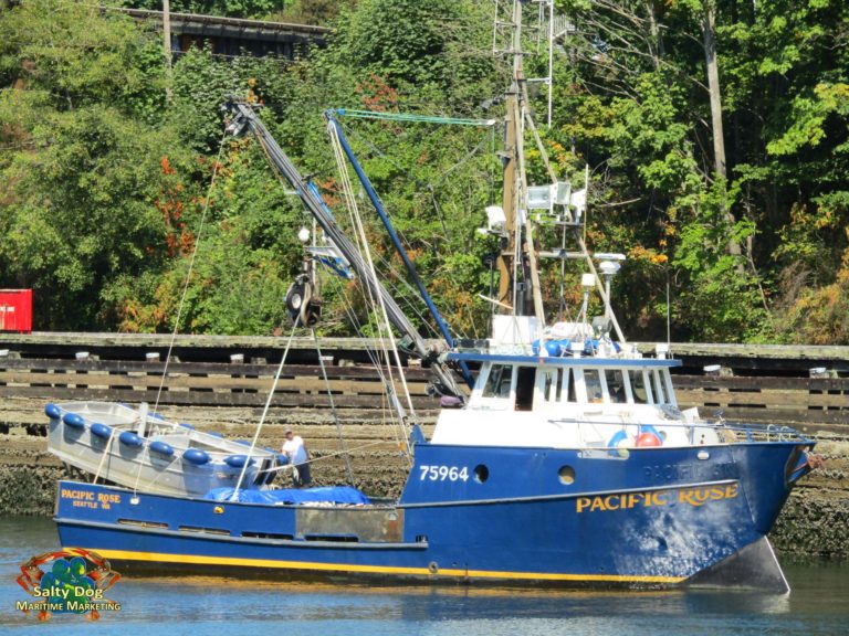 F/V Pacific Rose, Alaska Purse Seine Fishing Boat, Ballard Locks ...